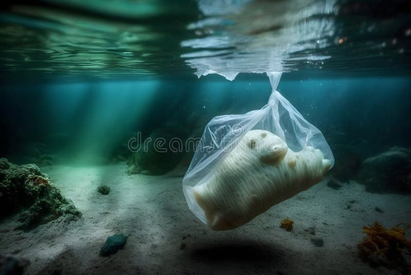 Fish and Plastic Pollution. Envrionmental Problem - Plastics ...