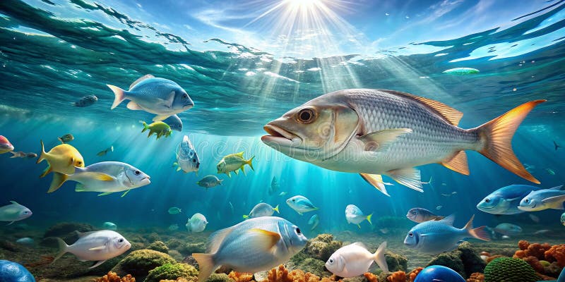Fish and Plastic Pollution in Sea Microplastics Contaminate Seafood ...