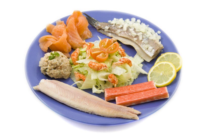 Fish plate stock photo. Image of green, plate, party - 12742214