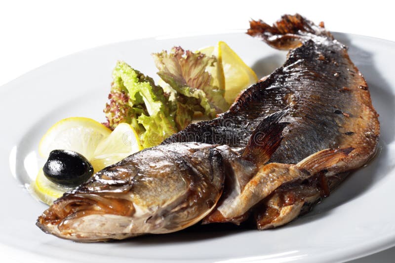 Fish Plate stock photo. Image of healthy, luxury, dinner - 6478086