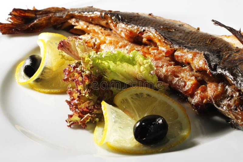 Fish Plate stock photo. Image of healthy, cuisine, lemon - 7788894