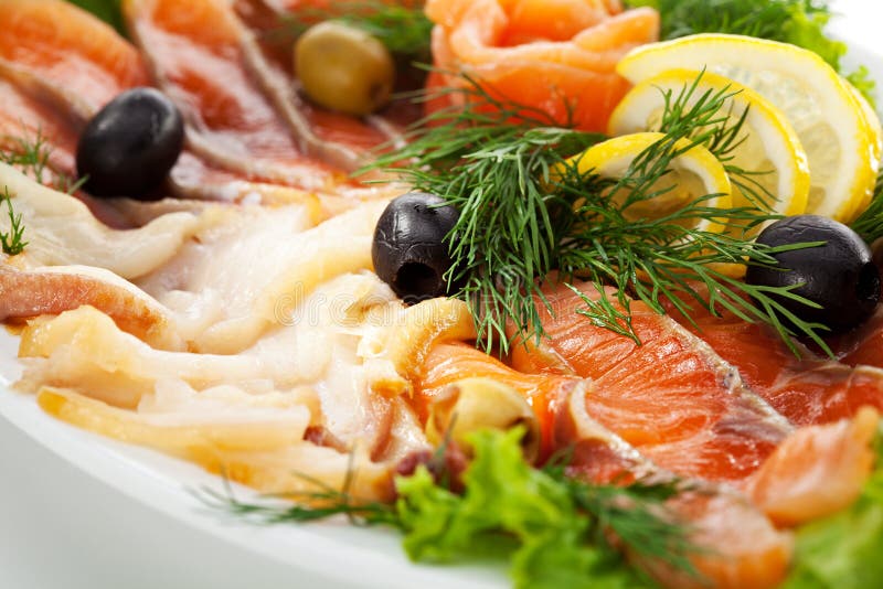Fish Plate stock image. Image of fish, food, sauce, healthy - 41298129