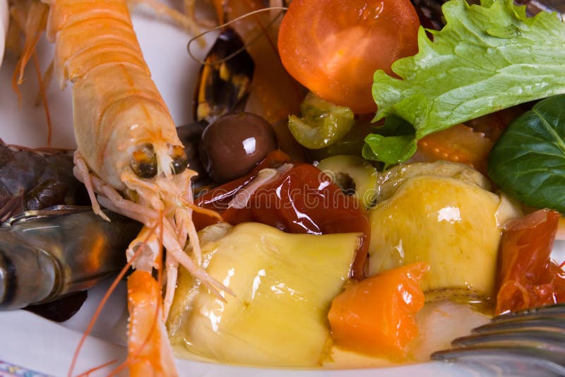 Fish plate stock photo. Image of good, nutrition, garlic - 31530638