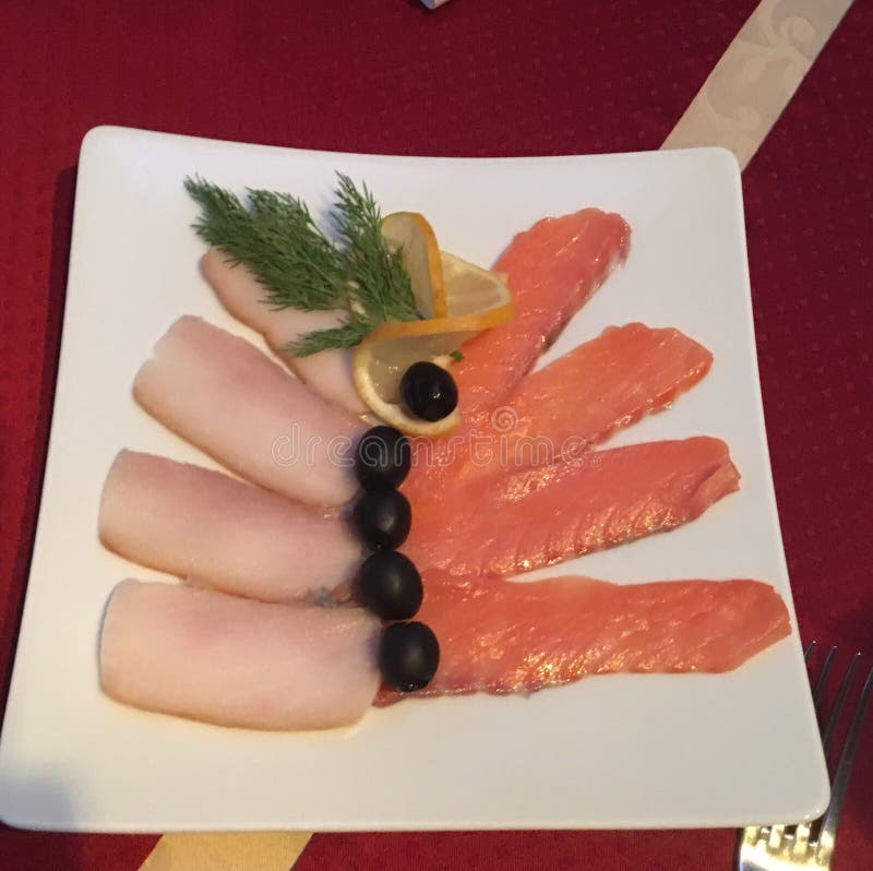 Fish plate stock image. Image of starters, plate, types - 111337791