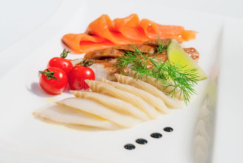 A fish plate stock photo. Image of still, naturally, fish - 51045528