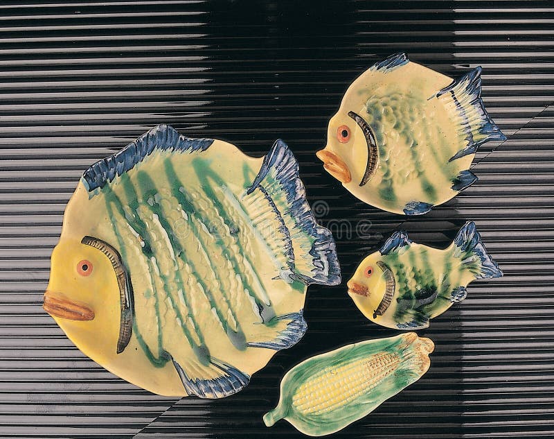 Fish Plates stock image. Image of fancy, dish, cutlery - 204125