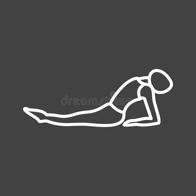Fish Pose Yoga Stock Illustrations – 183 Fish Pose Yoga Stock ...