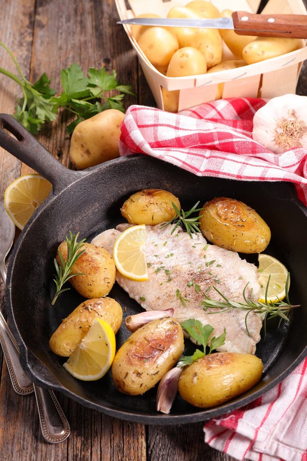 Fish and potato stock image. Image of casserole, potatoes - 71995065