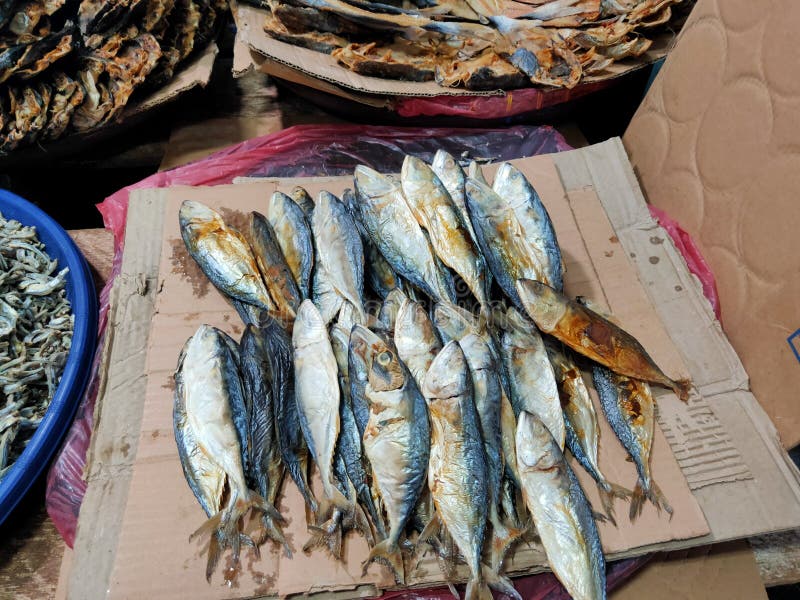 This Fish is Preserved by Salting Stock Photo - Image of restaurant ...