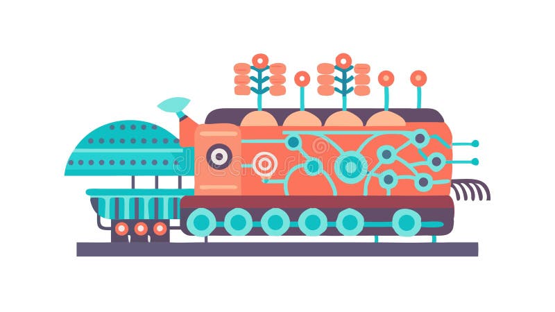 Fish Processing Industrial Machine, Seafood Factory, Vector Design ...