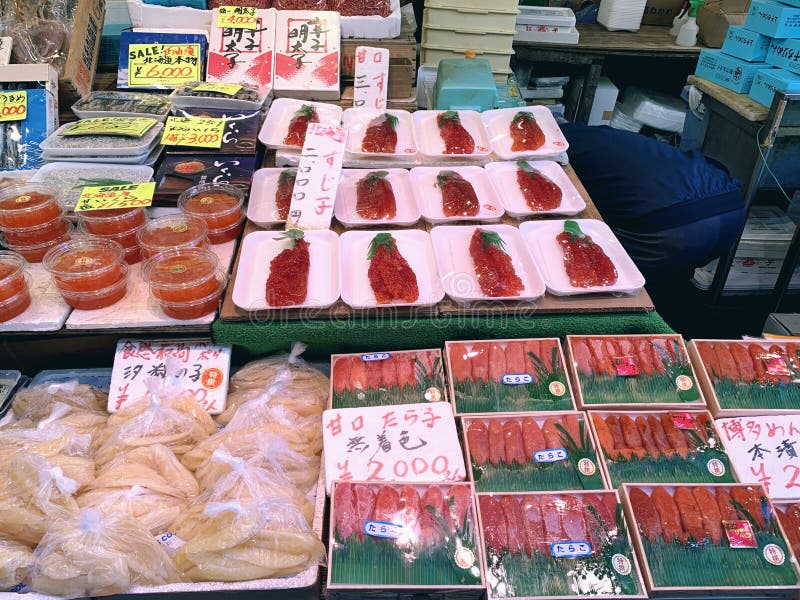 Fish products takeaway editorial stock image. Image of supermarket ...