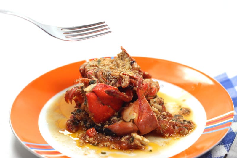 Fish ragout with lobster stock image. Image of dinner - 206057485