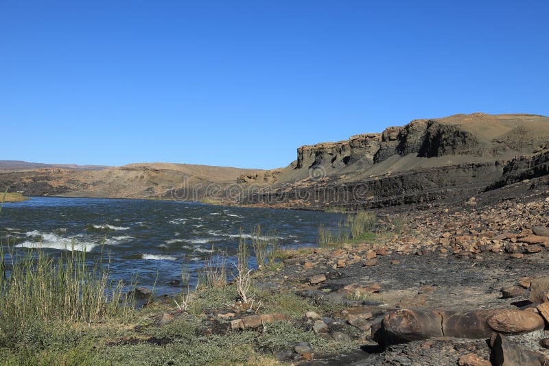 The Fish River in Namibia stock photo. Image of south - 59881682