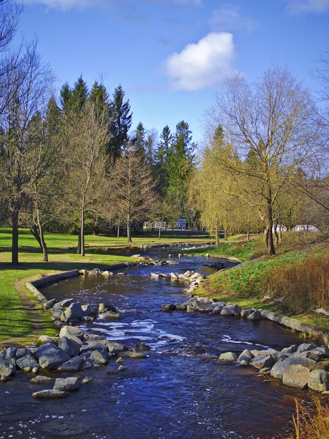 Fish Road stock photo. Image of fish, grass, river, steps - 71405160