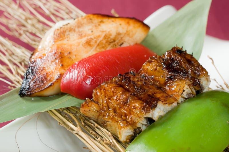 Fish row stock photo. Image of fine, japan, meal, gourmet - 12311716