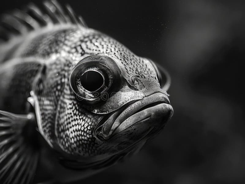 Fish with a Sad Expression on Its Face Stock Image - Image of wildlife ...
