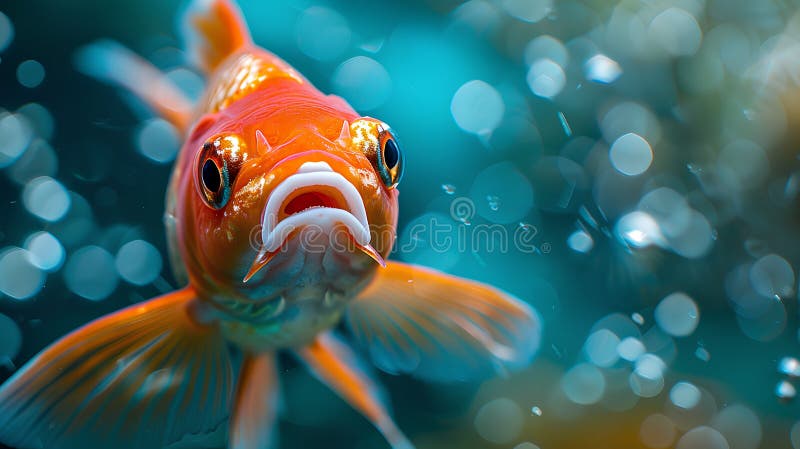 A Fish with a Sad Expression on Its Face. AI Generated Stock ...