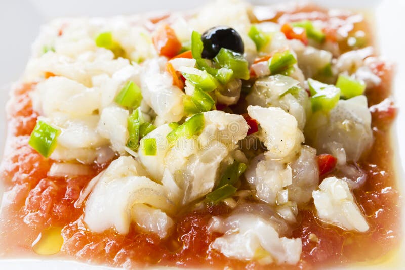 Fish Salad stock photo. Image of food, green, fish, colorful - 57628692