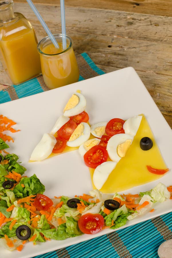 Fish salad stock image. Image of dish, portion, funny - 43121155