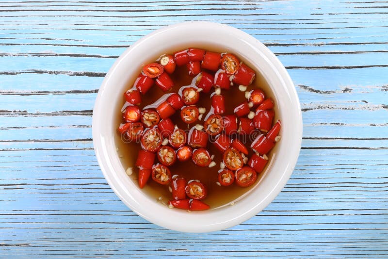 Fish sauce with chili stock image. Image of food, chili - 85881679