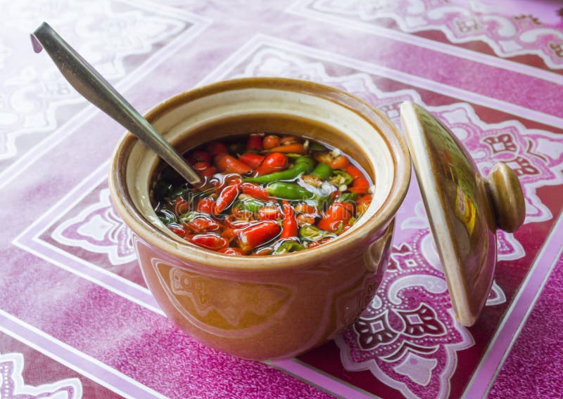 Fish sauce with chilli stock photo. Image of asia, food - 49333336