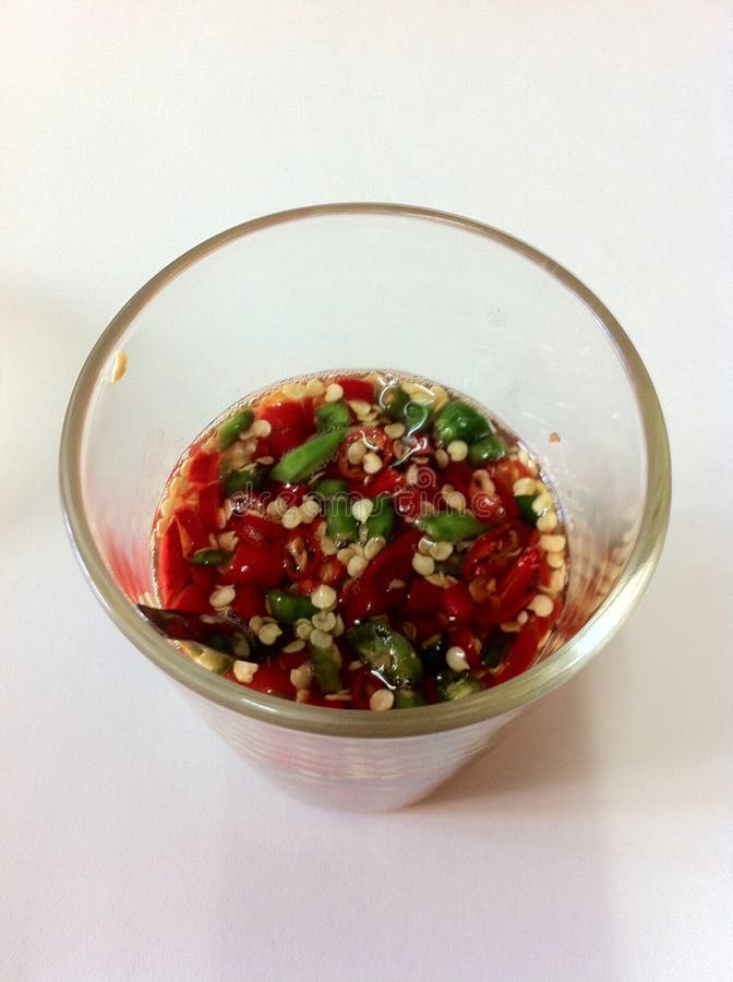 Fish Sauce in a Clear Glass Stock Image - Image of original, garnish ...