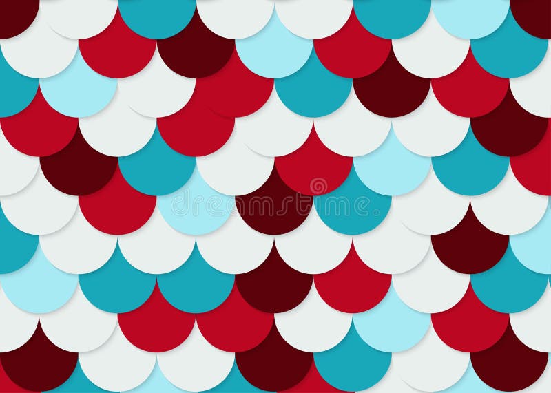 Fish Scale Pattern, Abstract Stock Vector, Color Texture, Bright Colour ...