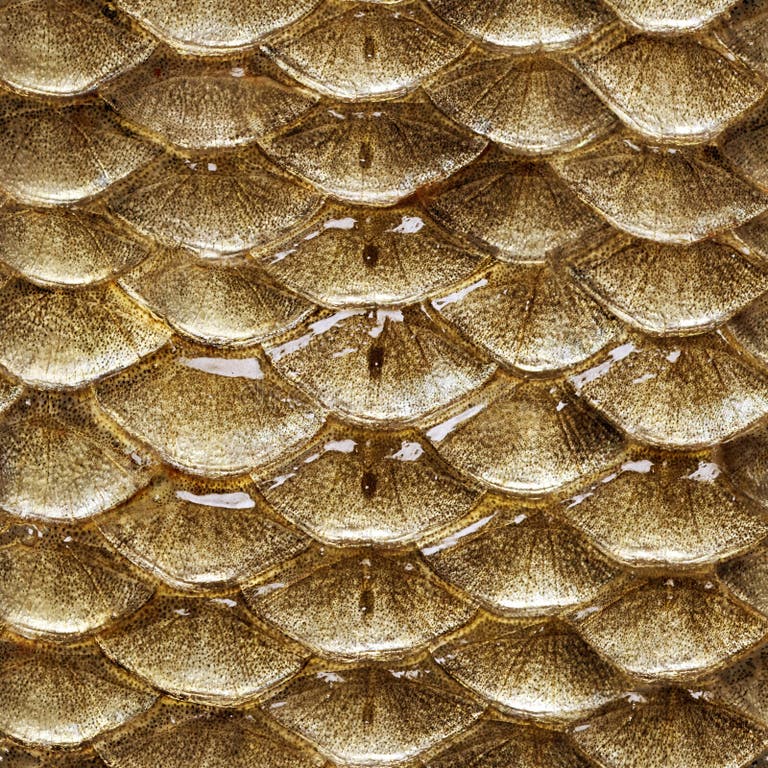 Fish Scales Seamless Pattern Stock Photo - Image of scales, silver ...