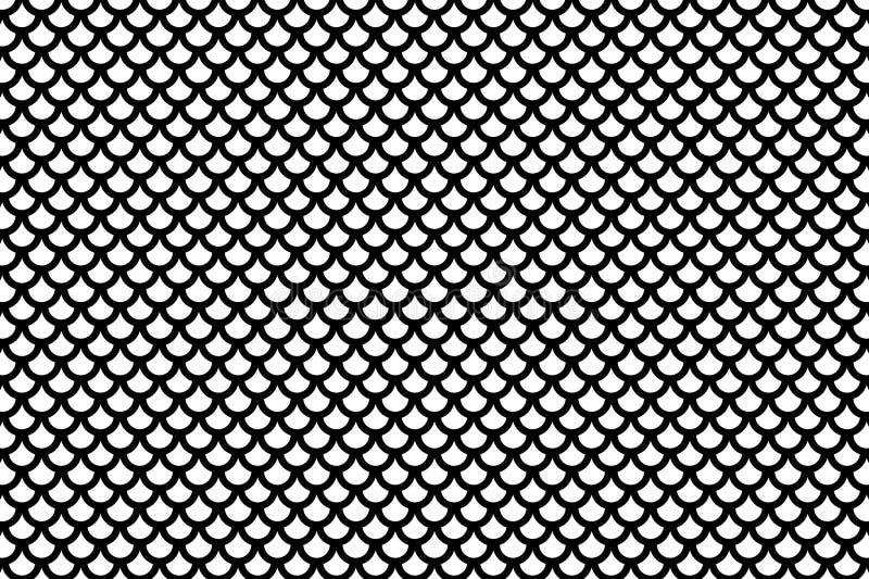 Fish Scales Seamless Repeat Pattern Design. Stock Vector - Illustration ...