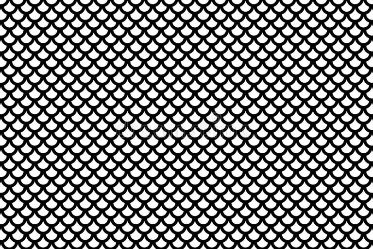 Fish Scales Seamless Repeat Pattern Design. Stock Vector - Illustration ...