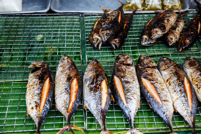 Fish Seafood Grill stock image. Image of restaurant, asia - 55095623