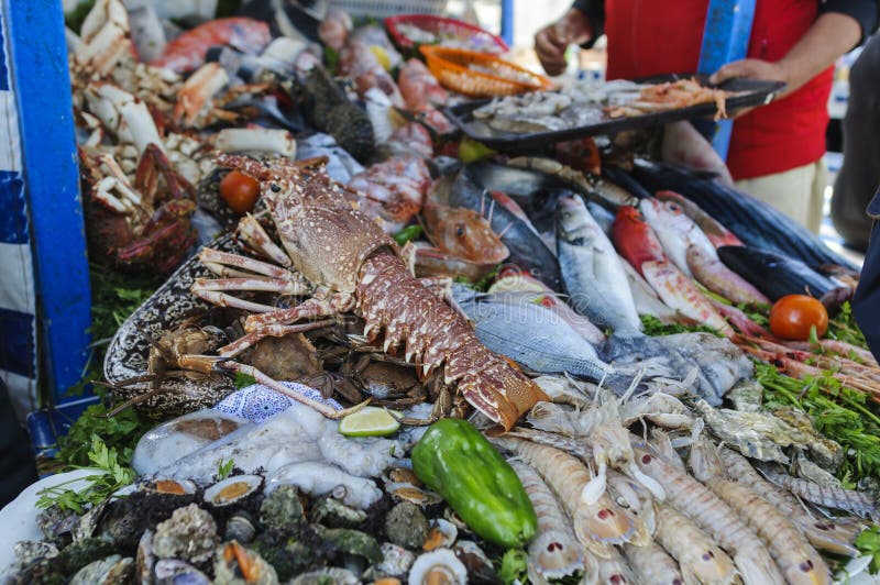 Fish and seafood stock image. Image of groceries, lifestyles - 179260949