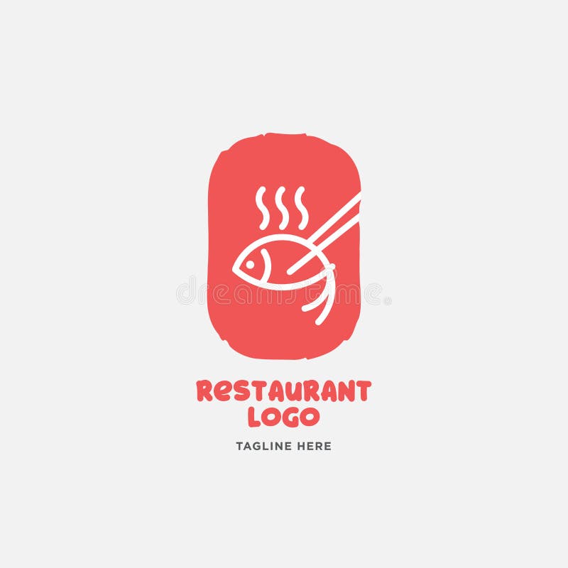 Fish and Seafood Restaurant Logo, BBQ Fish and Sushi Logo, Fish Logo ...