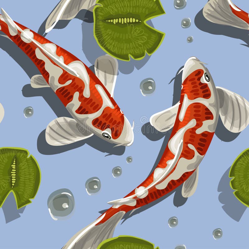 Fish Seamless Pattern Can Be Used for Wallpaper, Website Background ...