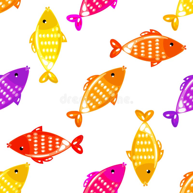 Cartoon Fish Different Colors Stock Illustrations – 385 Cartoon Fish ...
