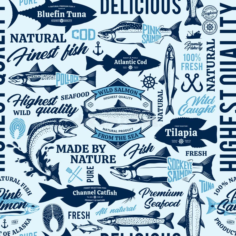 Cod Fish Logo Stock Illustrations – 820 Cod Fish Logo Stock ...