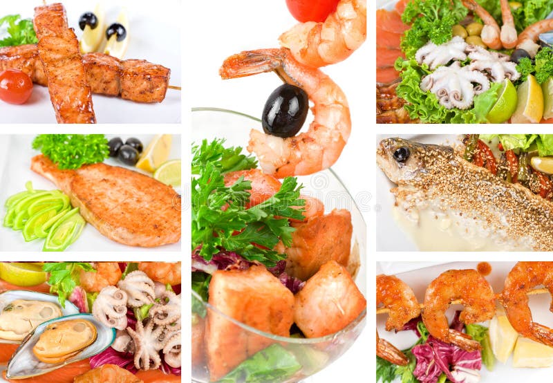 Fish set stock photo. Image of food, lettuce, crispy - 18324040