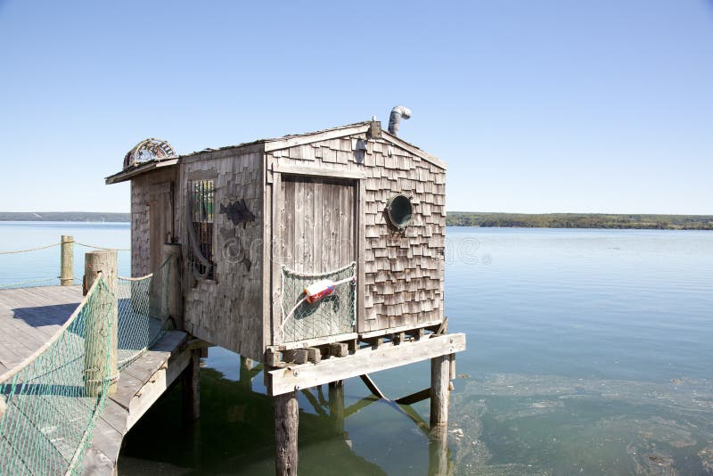 Fish shack stock photo. Image of pretty, canada, scenic - 33606098