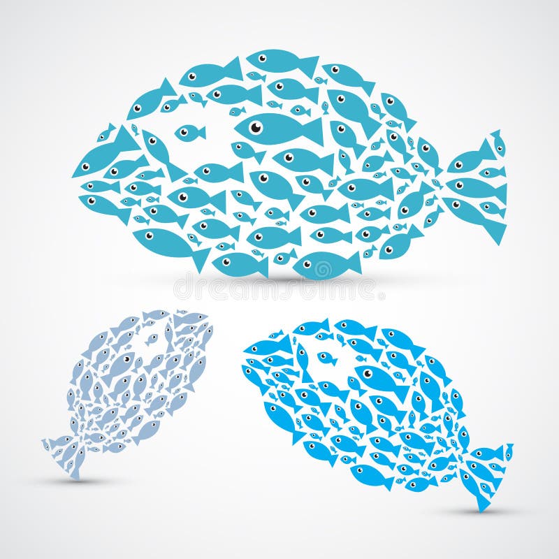 Fish Shaped Abstract Fish stock vector. Illustration of design - 38811881