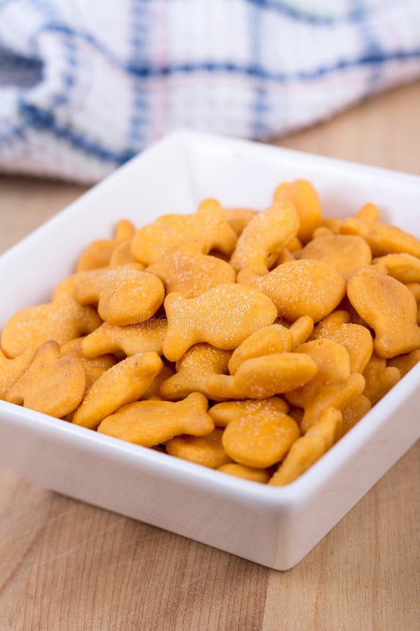 Fish Shaped Cheddar Crackers Stock Photo - Image of cracker, objects ...