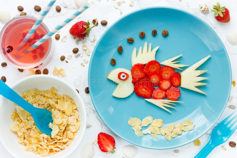 Fish shaped fruit plate stock photo. Image of brunch - 115506104