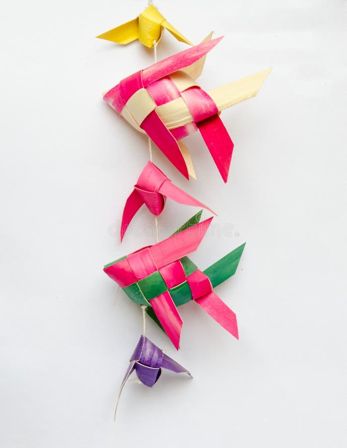 Fish-shaped Ornaments Hand Made Stock Image - Image of custom, east ...