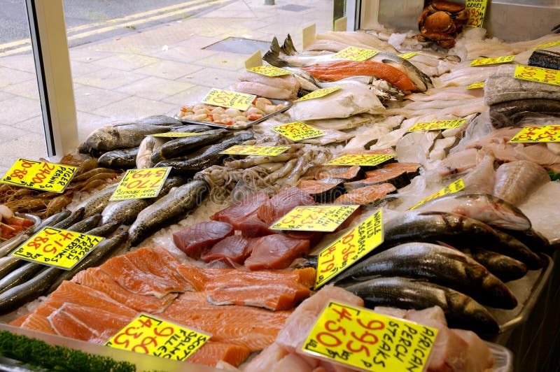 Fish Shop stock image. Image of retailer, british, fish - 259573