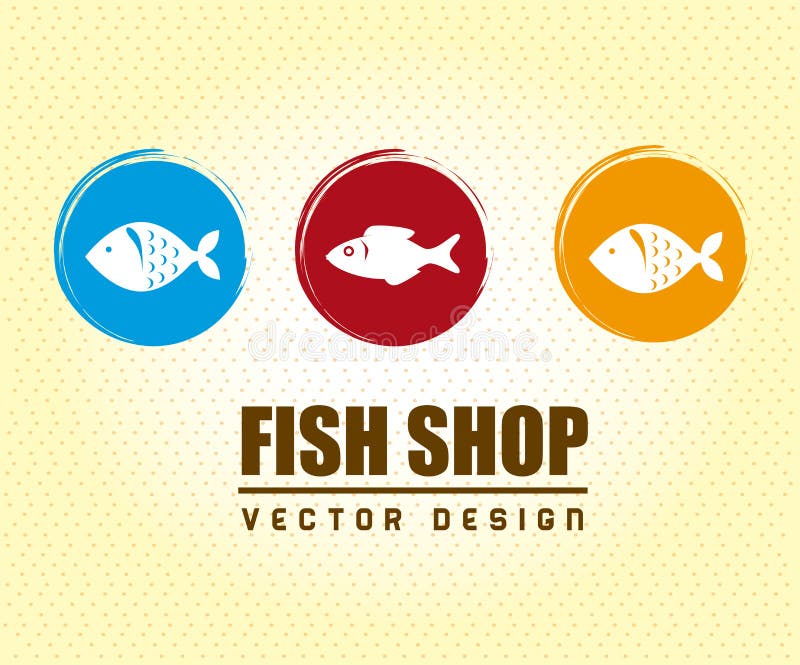 Fish Shop Isometric Illustration Stock Illustration - Illustration of ...
