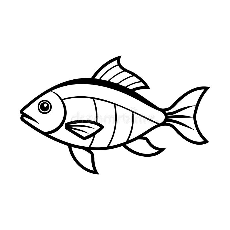 Fish Side View Stock Illustrations – 9,605 Fish Side View Stock ...