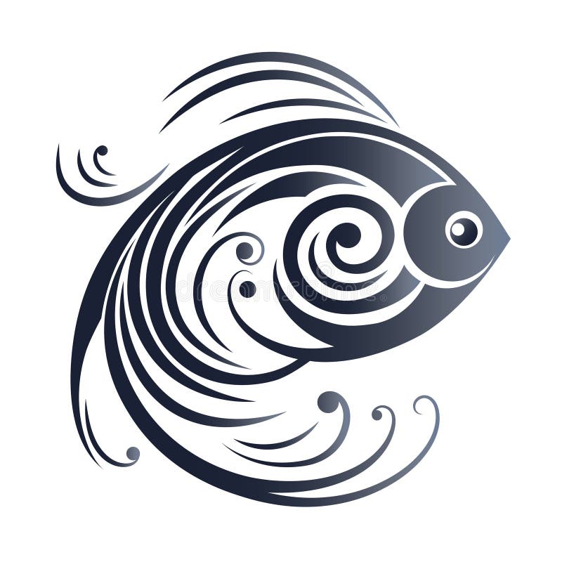 Fish Swirls Stock Illustrations – 208 Fish Swirls Stock Illustrations ...