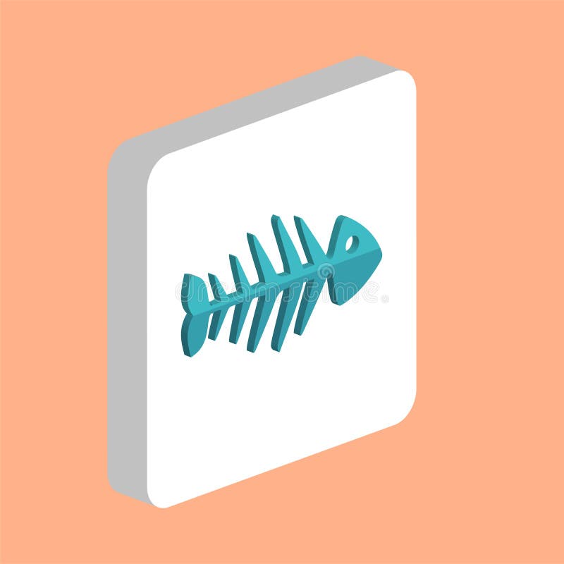 Fish Skeleton Computer Symbol Stock Illustration - Illustration of ...