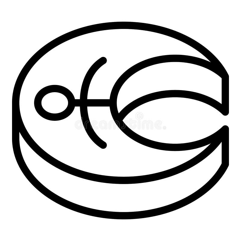 Slice Fish Smokehouse Icon Color Outline Vector Stock Vector ...