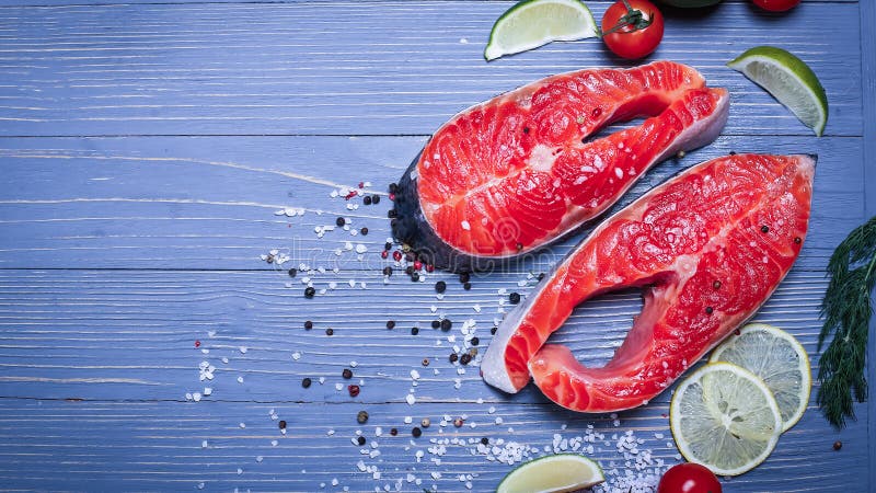 Fish Sliced on the Table for Meals. Delicious Seafood Dinner. Tr Stock ...