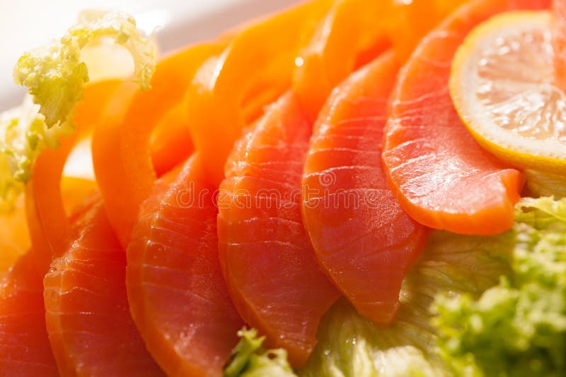 Fish slices stock image. Image of portion, seafood, dish - 34821357